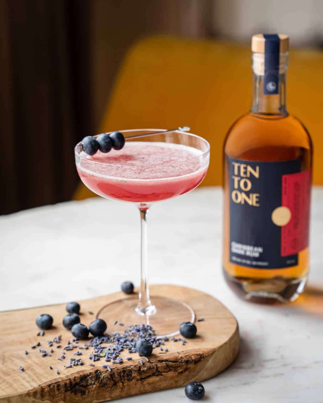 Blueberry Lavender Daiquiri - Ten To One Rum